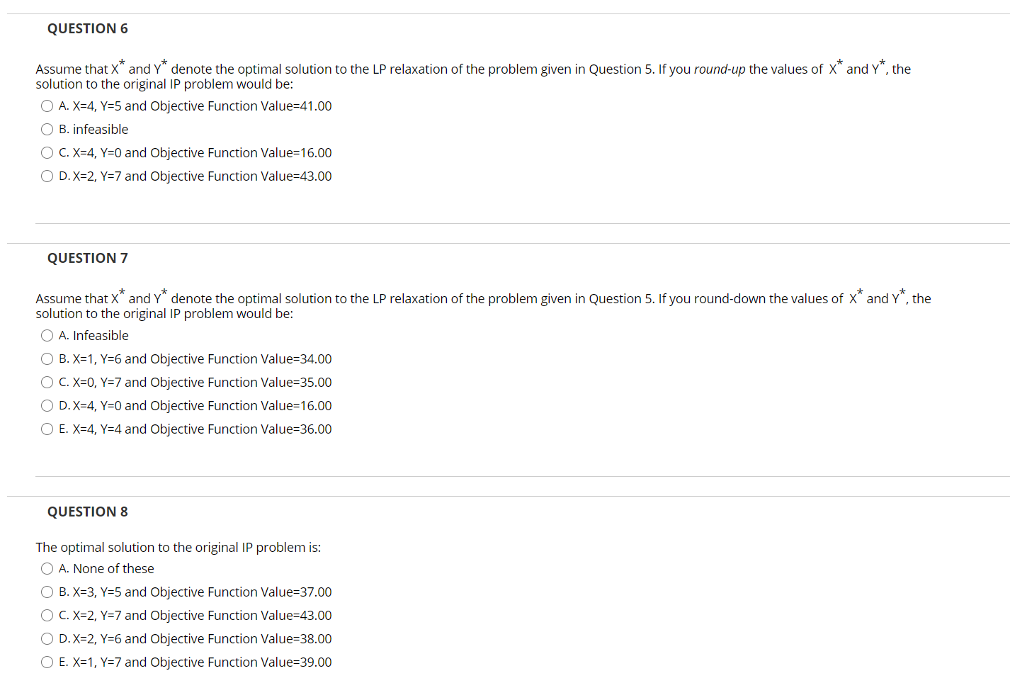 Solved QUESTION 5 The feasible region of the LP relaxation | Chegg.com