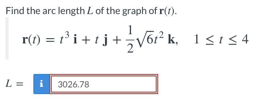 Solved Find the arc length L of the graph of | Chegg.com
