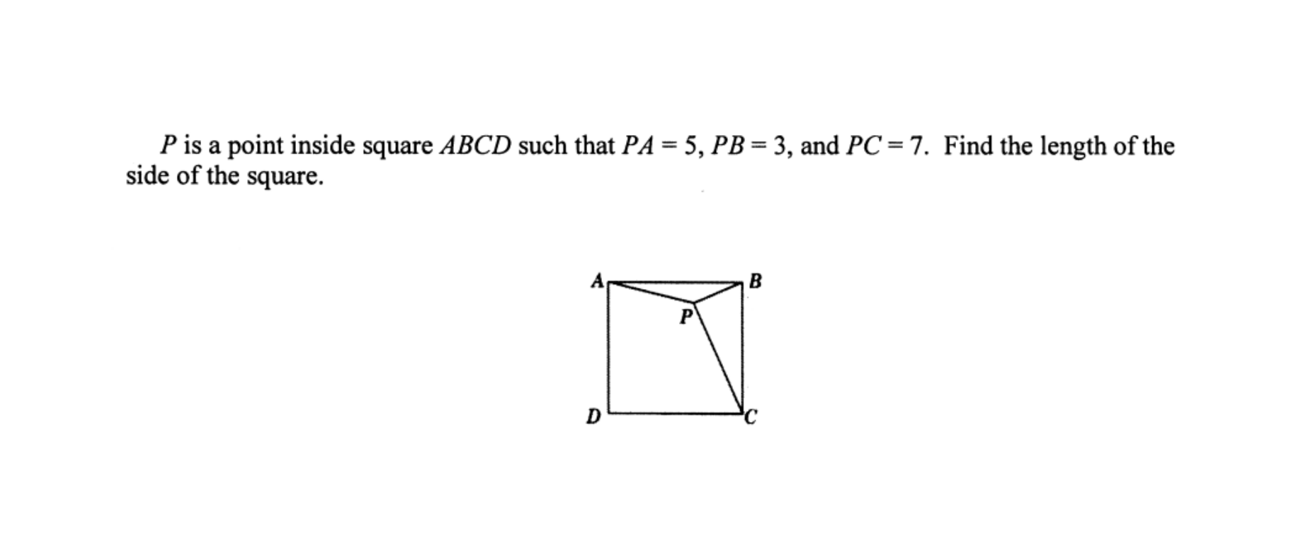 Solved i am confused i think i can use Pythagorean Triples - | Chegg.com