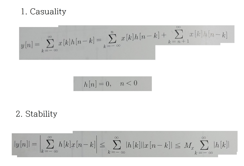 Solved Determine the stability and causality of the two LTI | Chegg.com