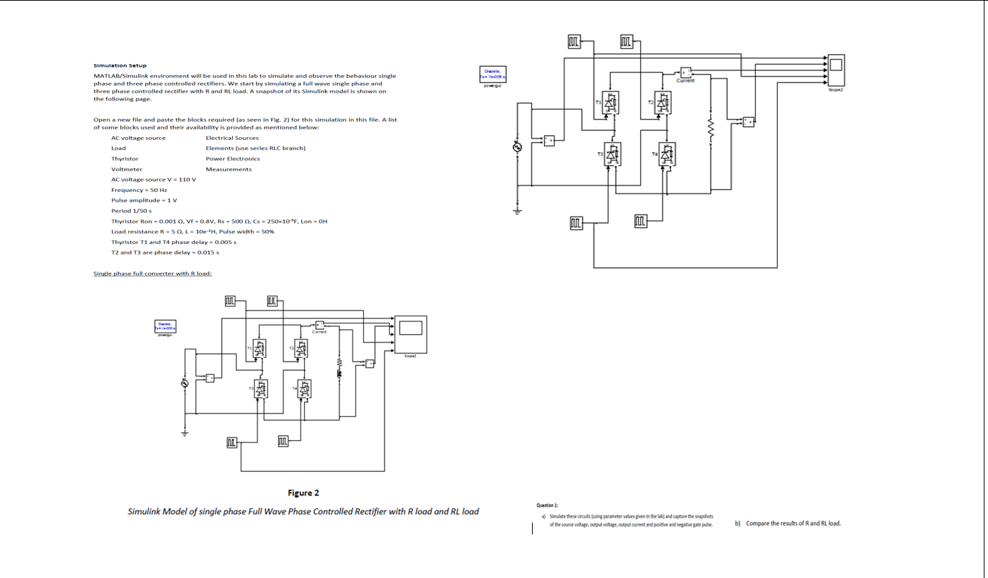 Simulation Setup Matlabsimulink Environment Will