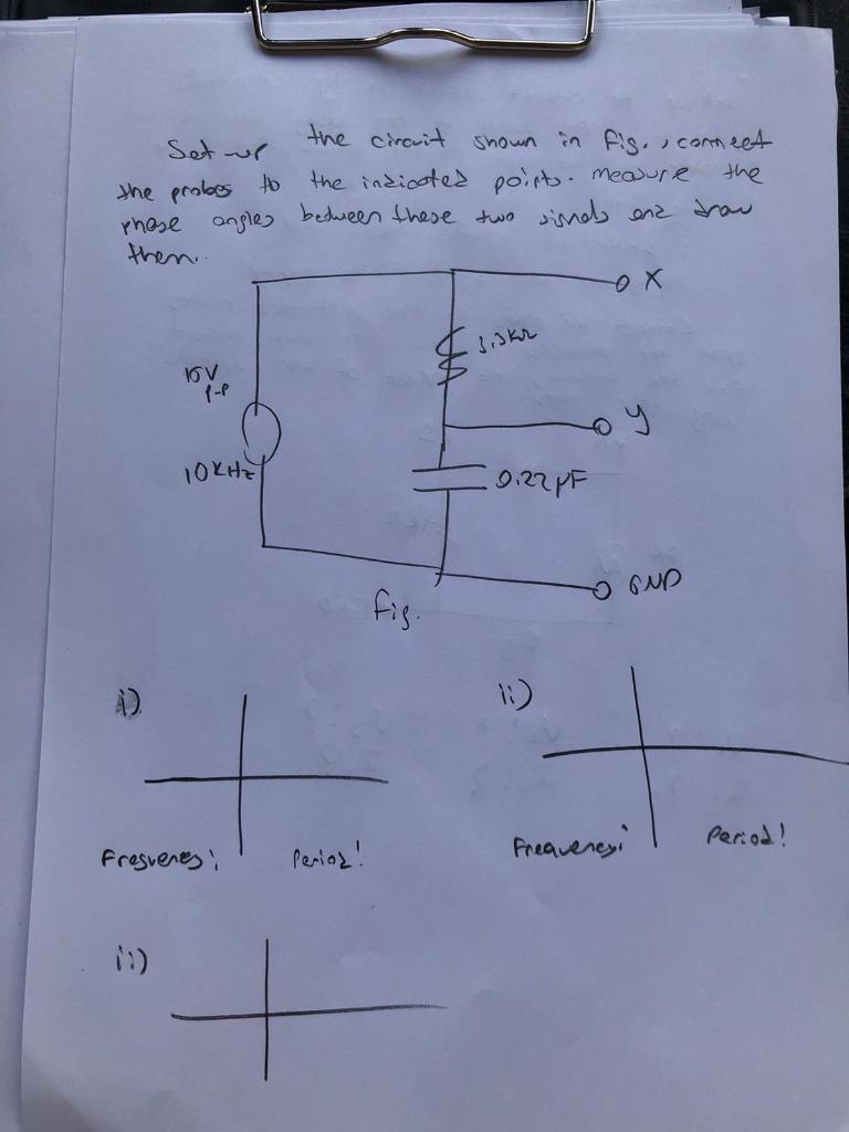 Solved the circuit Set up shown in fis, connect the the | Chegg.com