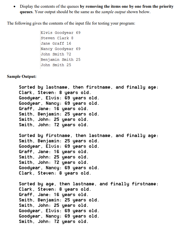 Solved Requirements: Part-I: Define and implement a class | Chegg.com