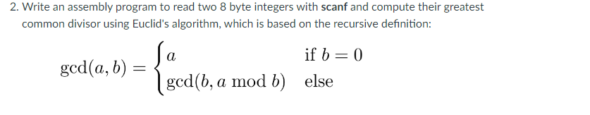 Solved Please do it only in the Assembly | Chegg.com