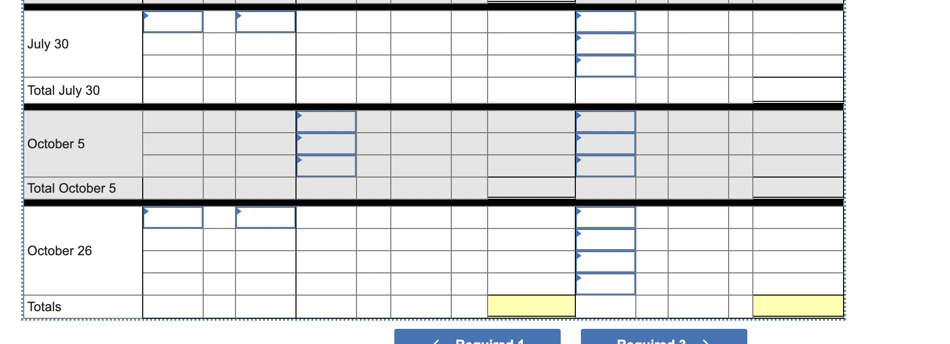 Solved Required information Use the following information | Chegg.com