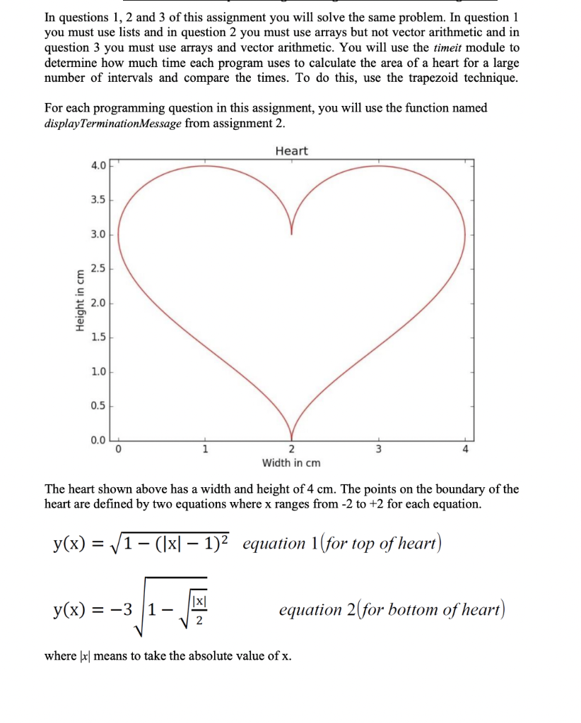 Solved In questions 1,2 and 3 of this assignment you will | Chegg.com