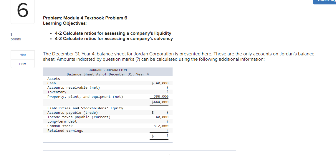 Solved Problem: Module 4 Textbook Problem 6 Learning | Chegg.com