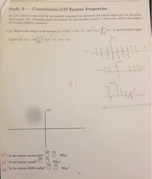 Solved Prob. 3 - Convolution/LTI System Properties An LTI | Chegg.com