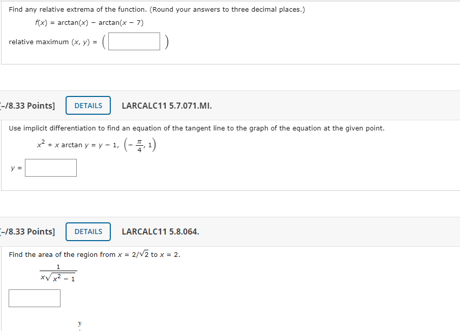 Solved Find any relative extrema of the function. (Round | Chegg.com