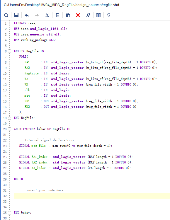 o o o o o Describe in behavioral VHDL the MIPS | Chegg.com