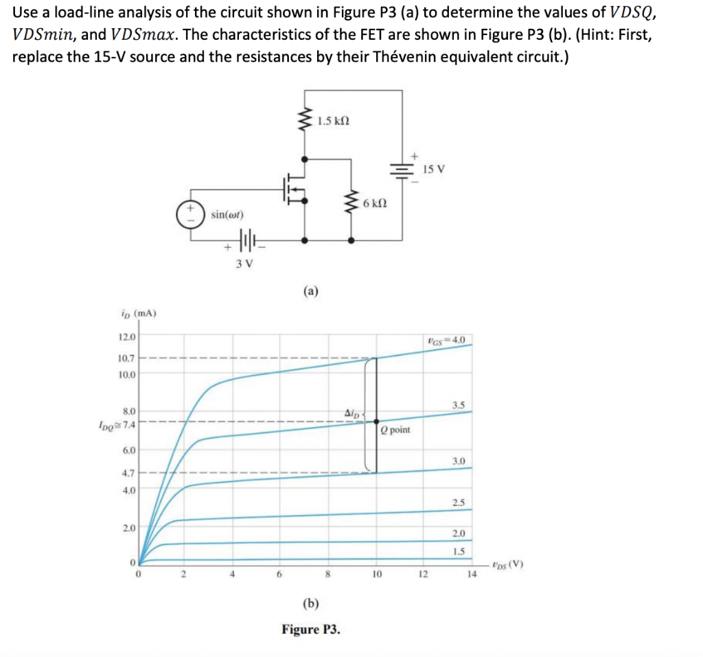 Solved Use a load-line analysis of the circuit shown in | Chegg.com