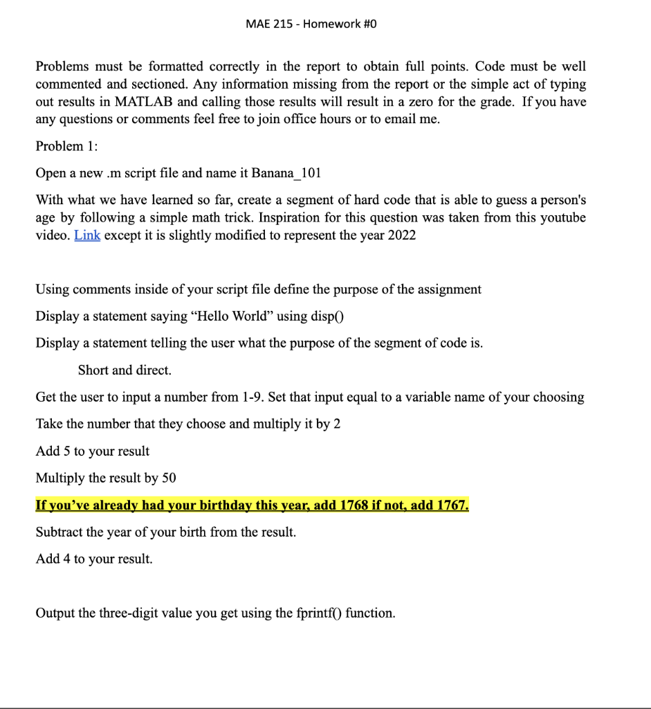 Problem 15 points The first step to solving the value | Chegg.com