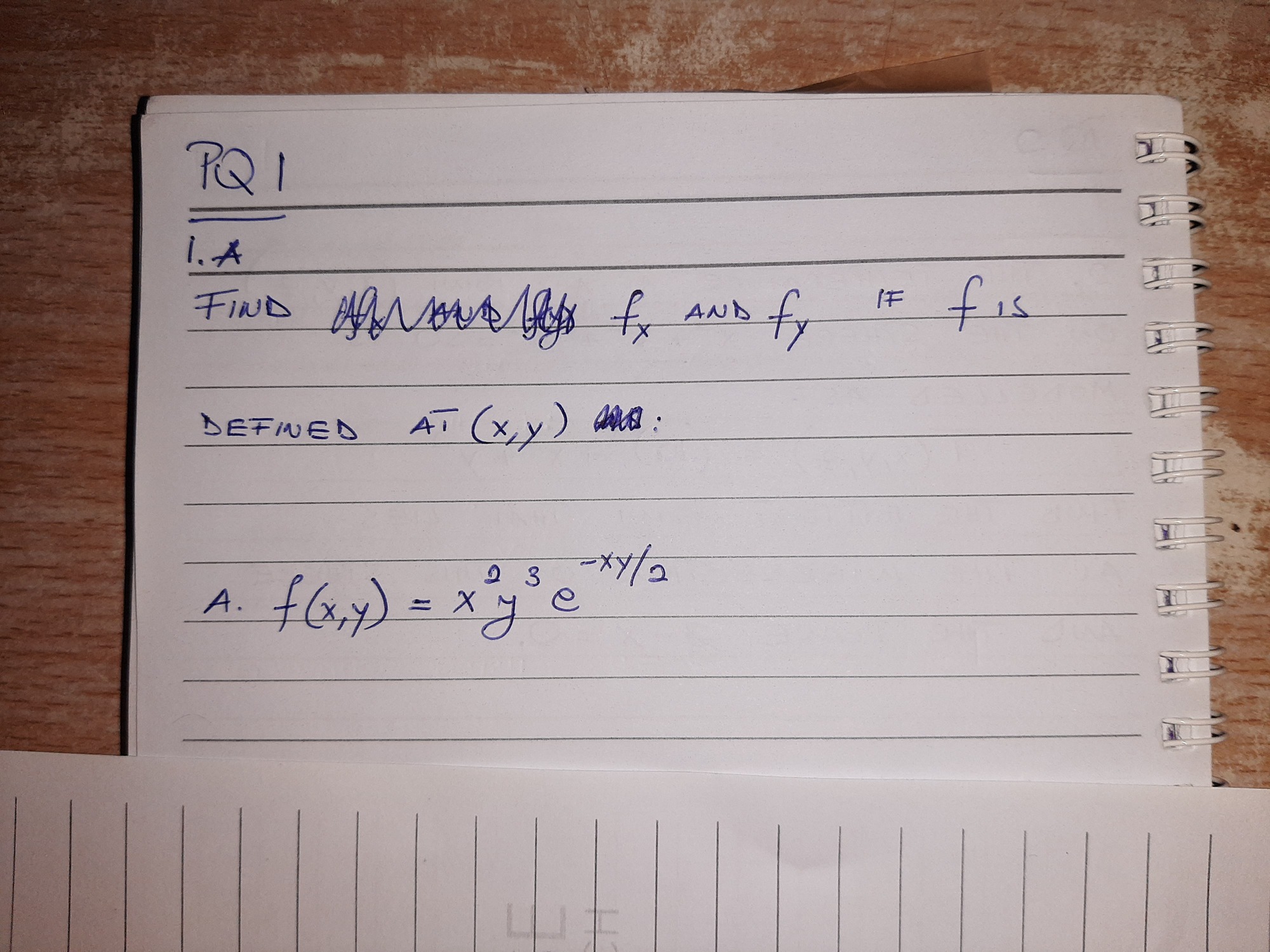 Solved Find Fx And Fy If F Is Defned A X Y A
