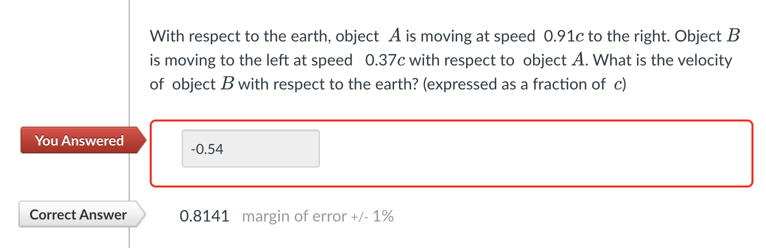 Solved With respect to the earth, object A is moving at | Chegg.com