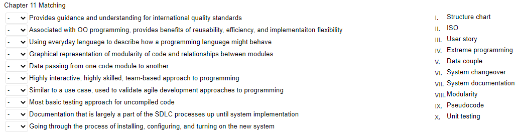 Solved Chapter 11 Matching Provides guidance and | Chegg.com