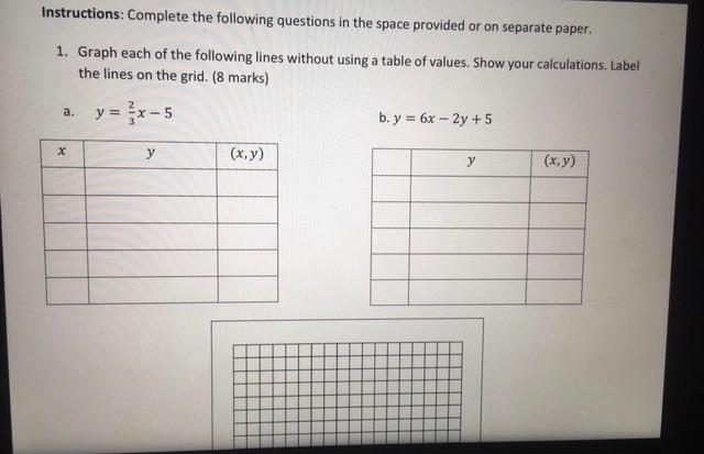Solved Instructions: Complete the following questions in the | Chegg.com