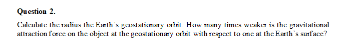 Solved Question 3. Estimate the first cosmic velocities | Chegg.com