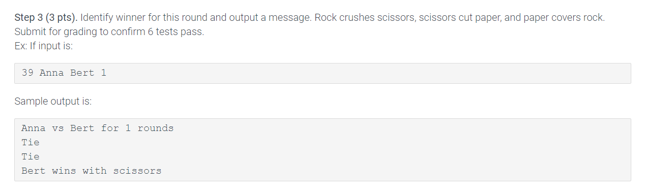Solved Program Specifications Write a program to play an | Chegg.com