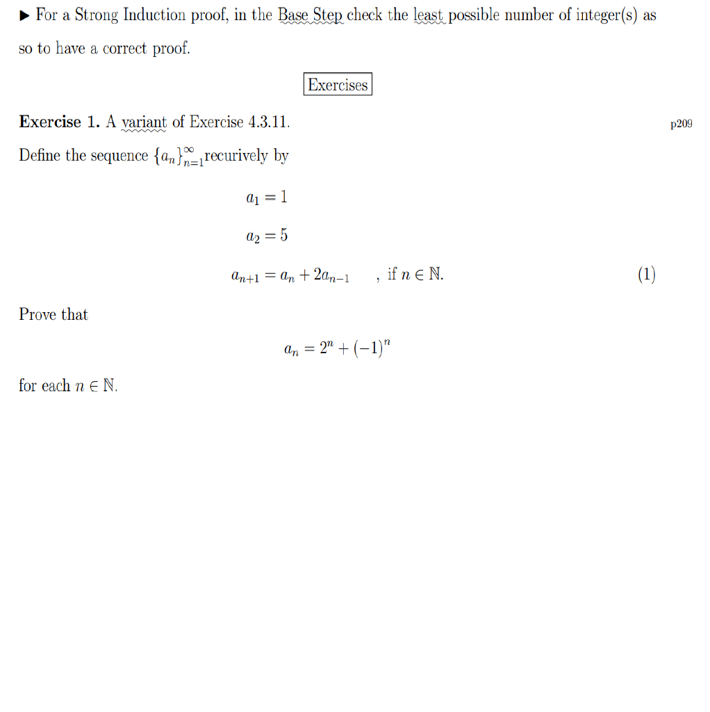 Solved To anybody who is good at Induction proofs. Immediate | Chegg.com