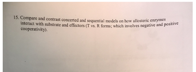 Solved 15. Compare and contrast concerted and sequential | Chegg.com