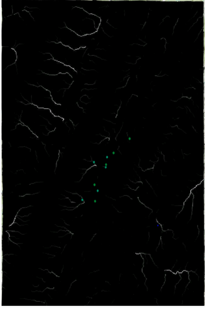 Discuss the spatial patterns on the flow | Chegg.com