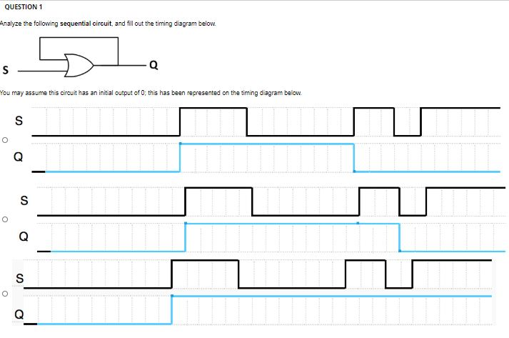 Solved QUESTION 1 Analyze the following sequential circuit, | Chegg.com