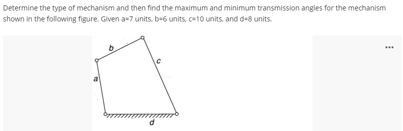 Solved Determine the type of mechanism and then find the | Chegg.com