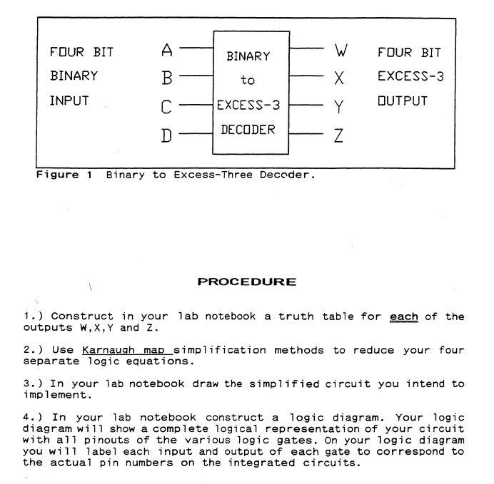 Solved А. BINARY W FOUR BIT FOUR BIT BINARY B to Х EXCESS-3 | Chegg.com