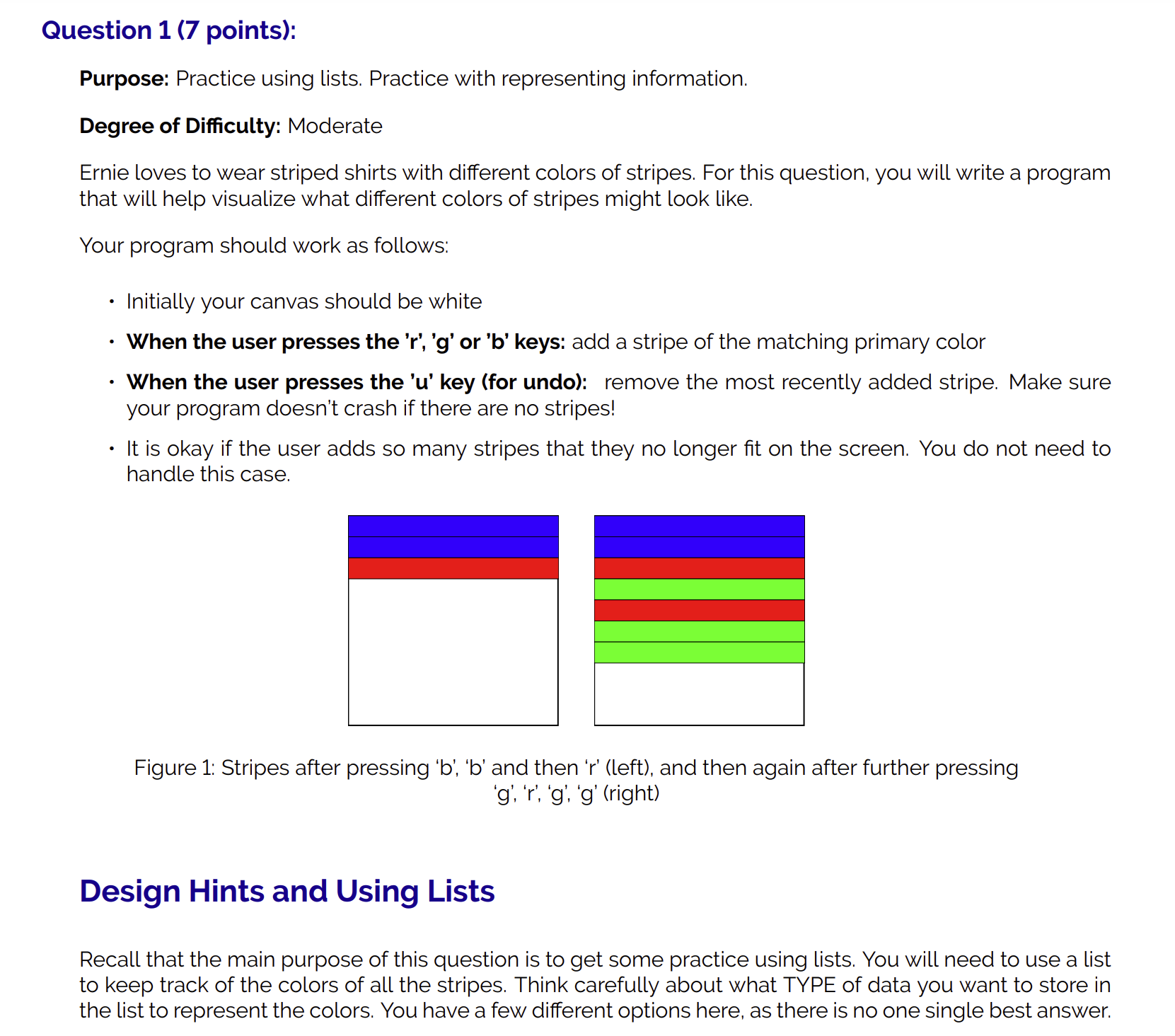stripe_x =[] stripe_y =[] stripe_width =20 | Chegg.com