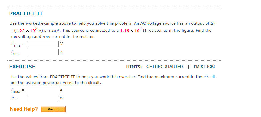 Solved GOAL Perform basic AC circuit calculations for a | Chegg.com