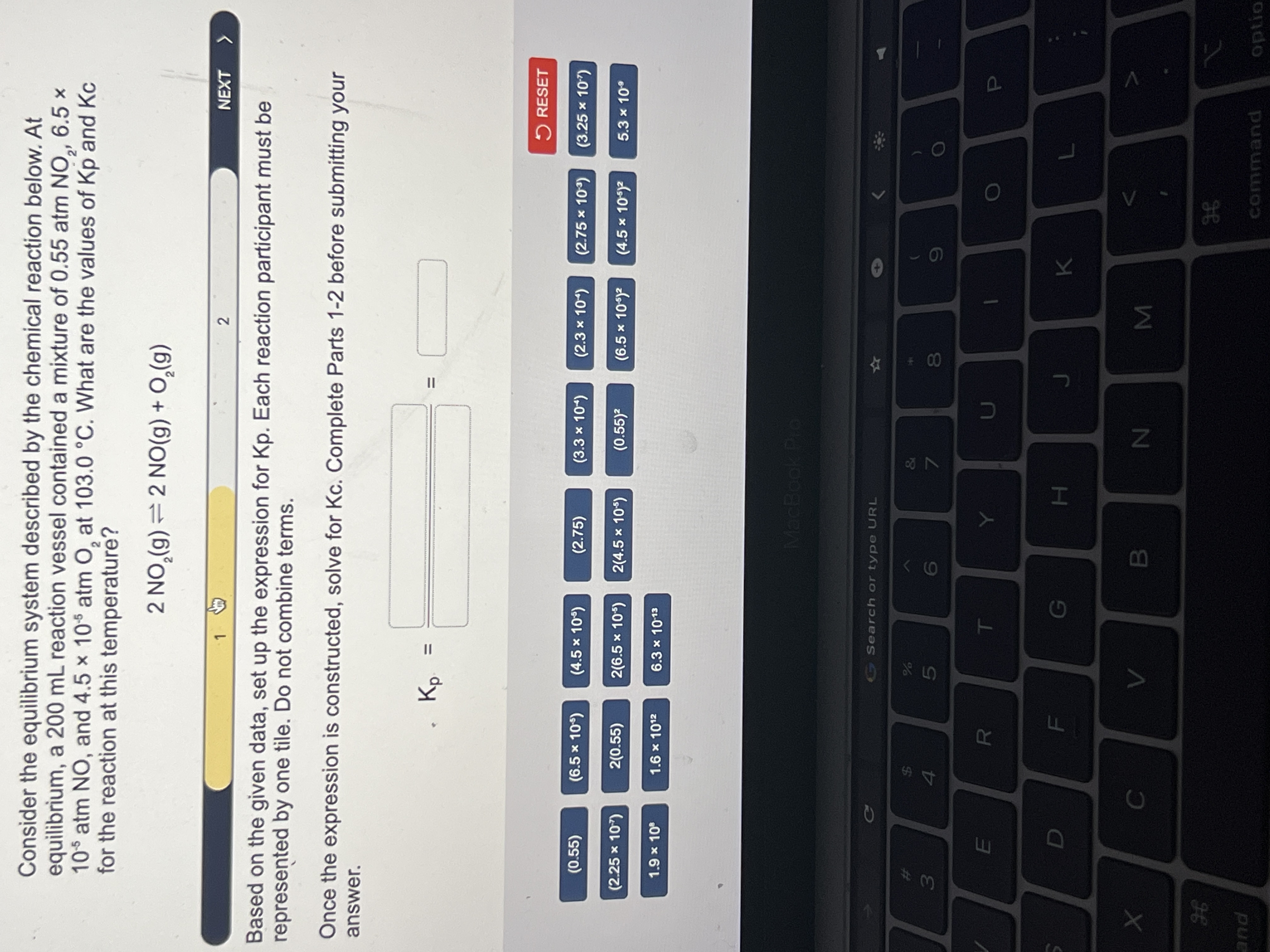 Solved Consider the equilibrium system described by the | Chegg.com