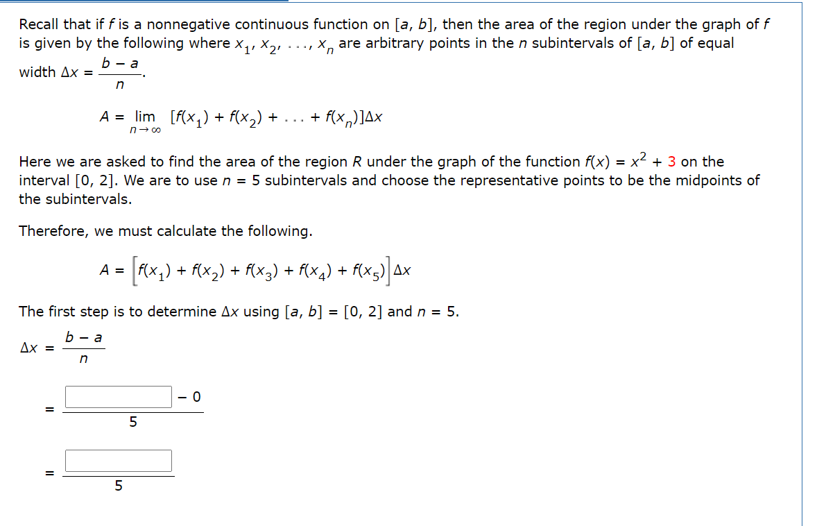 Solved Recall that if f is a nonnegative continuous function | Chegg.com
