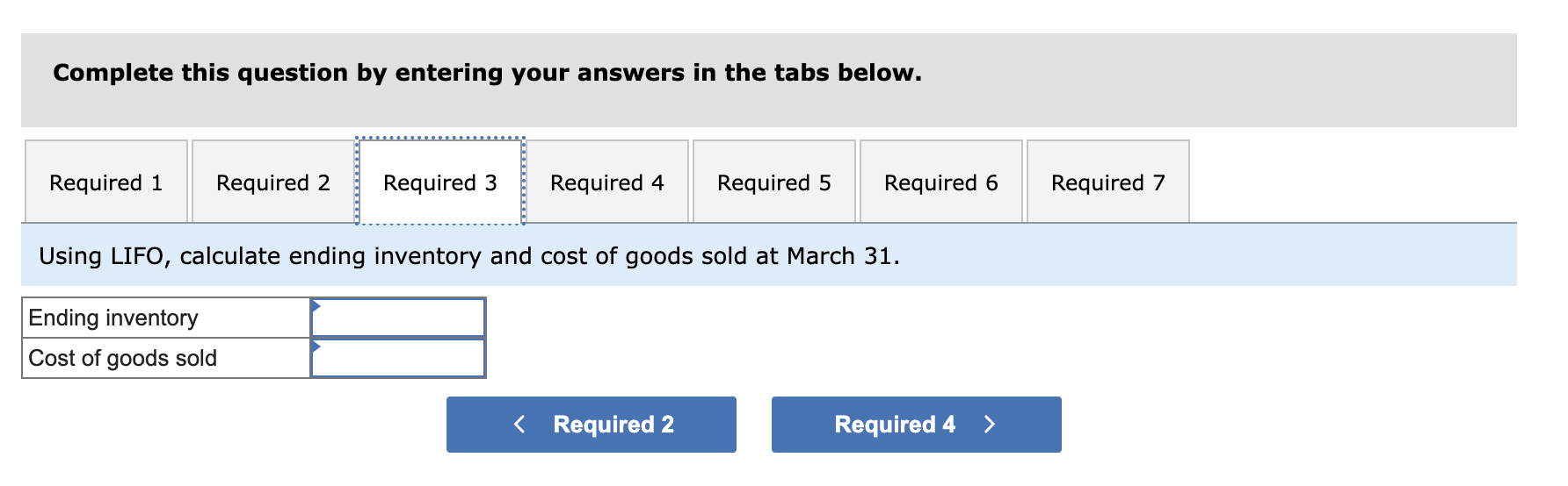 Solved Problem 6-2A (Algo) Calculate ending inventory, cost | Chegg.com