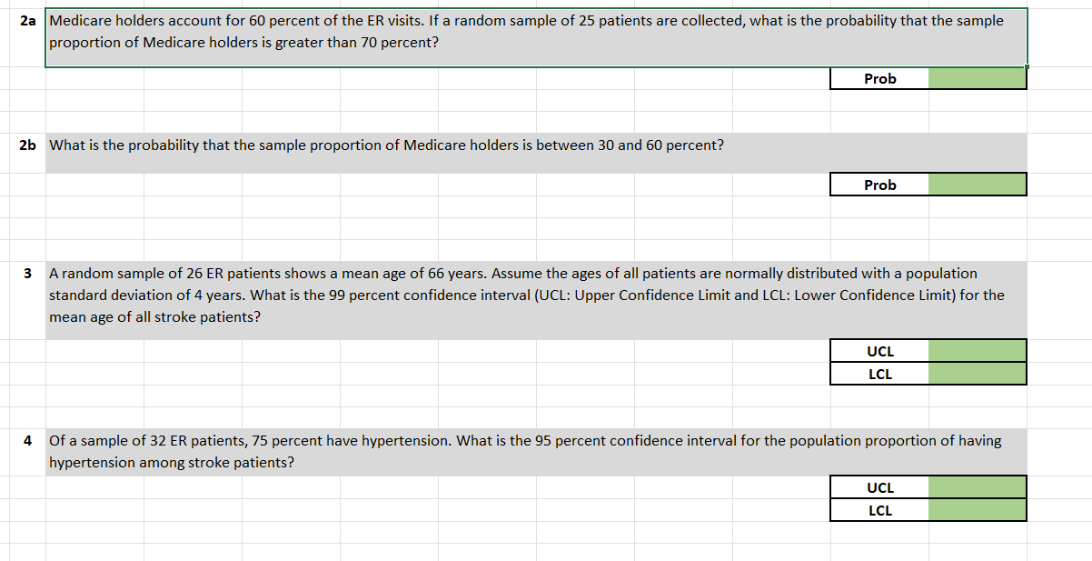 Solved how to slove this in excel ? ﻿Using statistical tools | Chegg.com