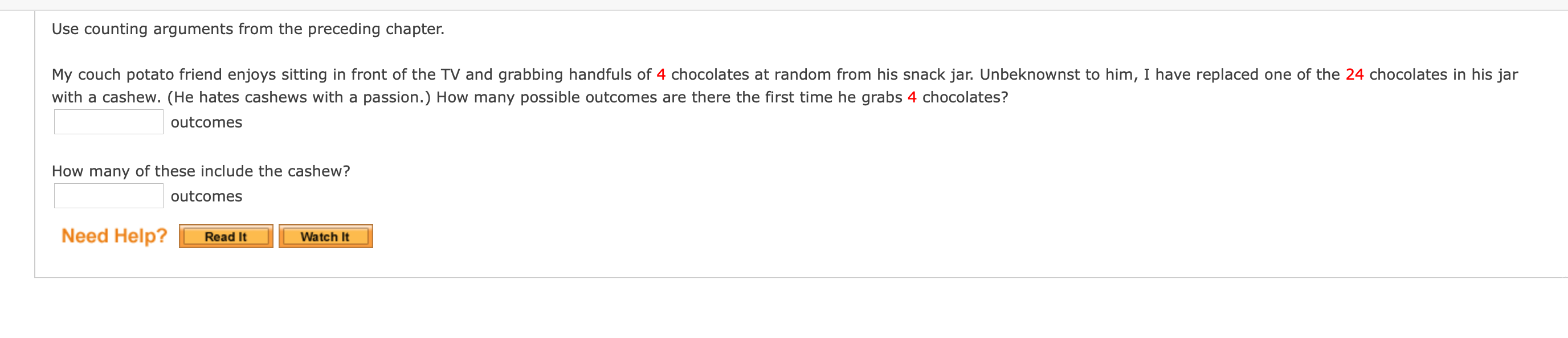 Solved Use Counting Arguments From The Preceding Chapter My