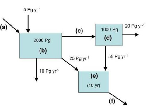 Solved Based on the following steady-state box model, | Chegg.com