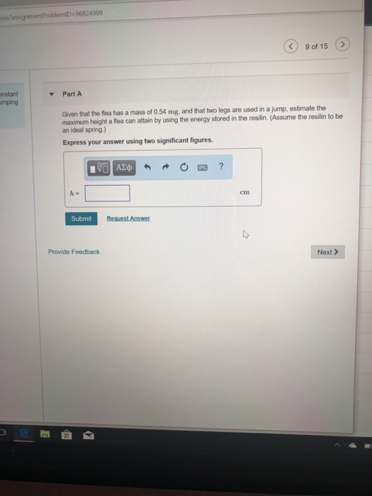 Solved iew?assignmentProblemID 96824999 9 of 15 nstant mping | Chegg.com