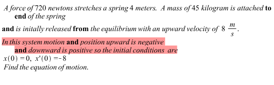 Solved A force of 720 newtons stretches a spring 4 meters. A | Chegg.com
