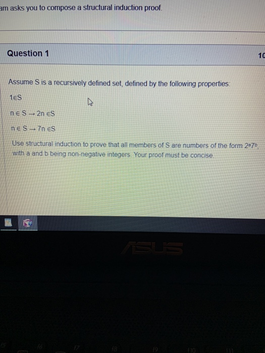 Solved assume S is a recursively defined set, defined by the | Chegg.com Solved assume S is a recursively defined set, defined by the | Chegg.com