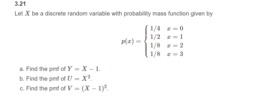 Solved Let X be a discrete random variable with probability | Chegg.com