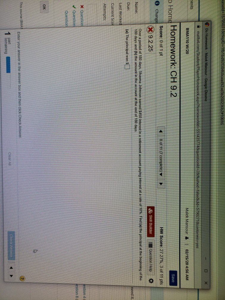 Solved Question | Chegg.com