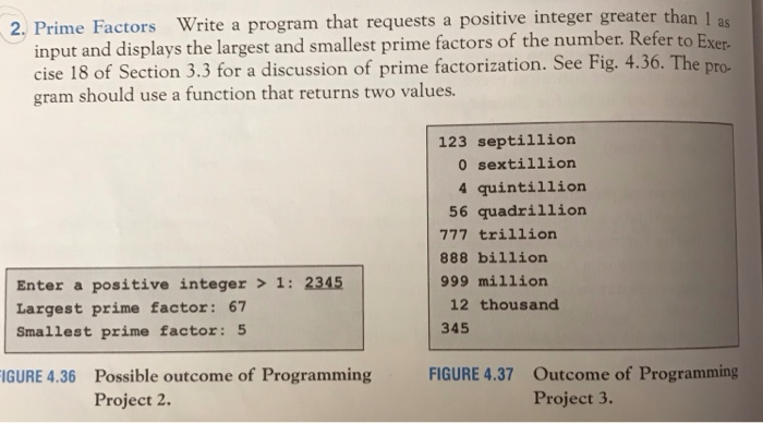 Solved e Factors Write a program that requests a positive | Chegg.com