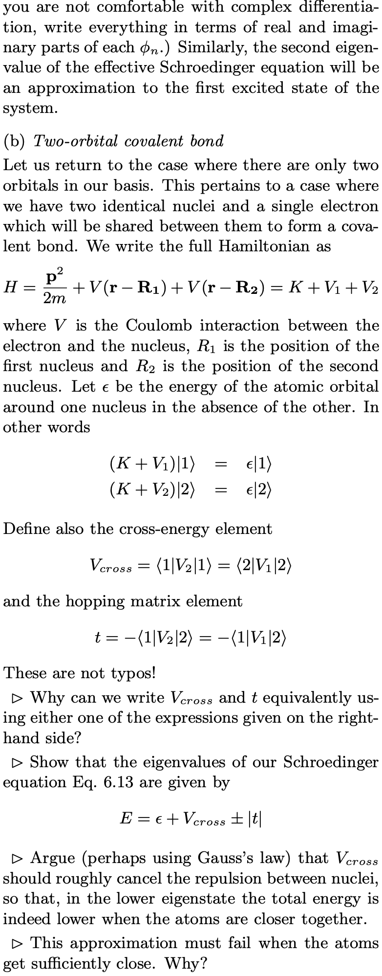 Solved Let Us Write A Trial Wavefunction For Our Ground