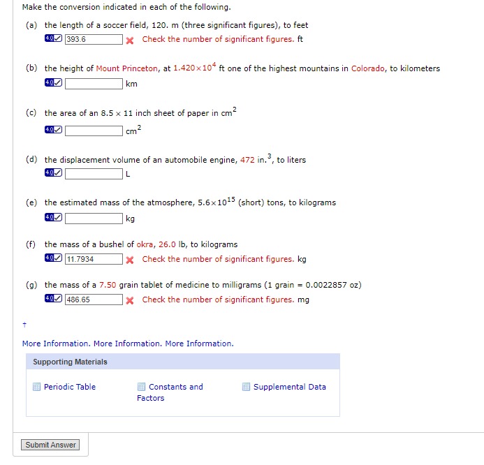 Solved 7 (a-e). ﻿Make the conversion indicated in each of | Chegg.com