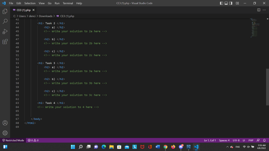 Solved File Edit Selection View Go Run Terminal Help CC3 | Chegg.com