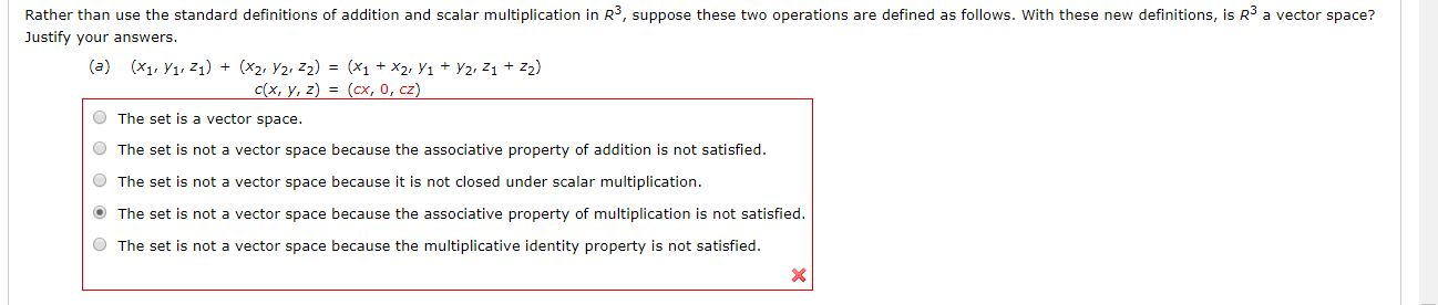 Solved Rather than use the standard definitions of addition | Chegg.com