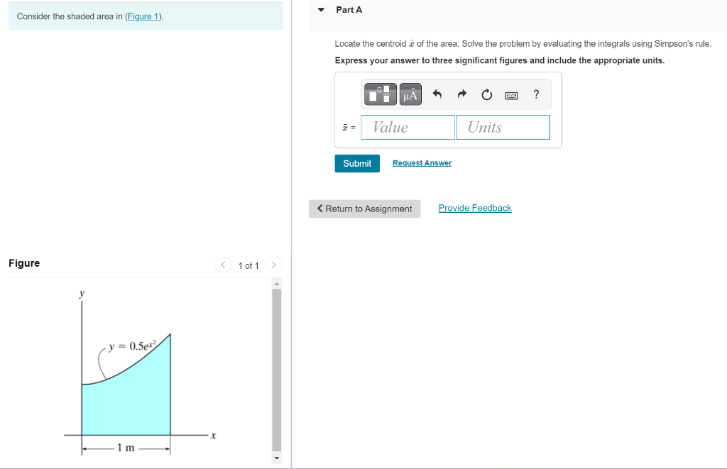 Solved Consider the shaded area in (Figure 1). Part A Locate | Chegg.com