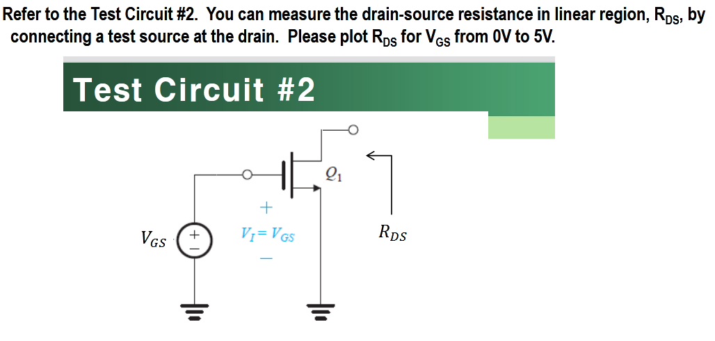 efer to the Test Circuit #2. You can measure the | Chegg.com