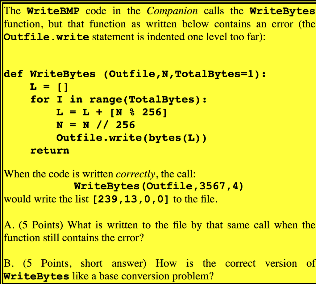 Solved What is part A asking for and what is the correct | Chegg.com