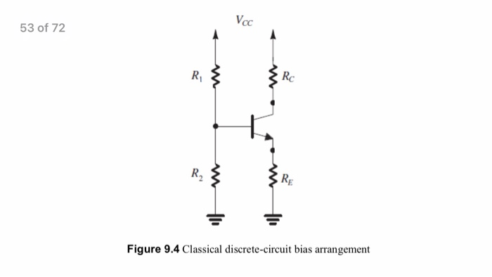 Solved BIAS SCHEME DESIGN TIPS If common-emitter | Chegg.com